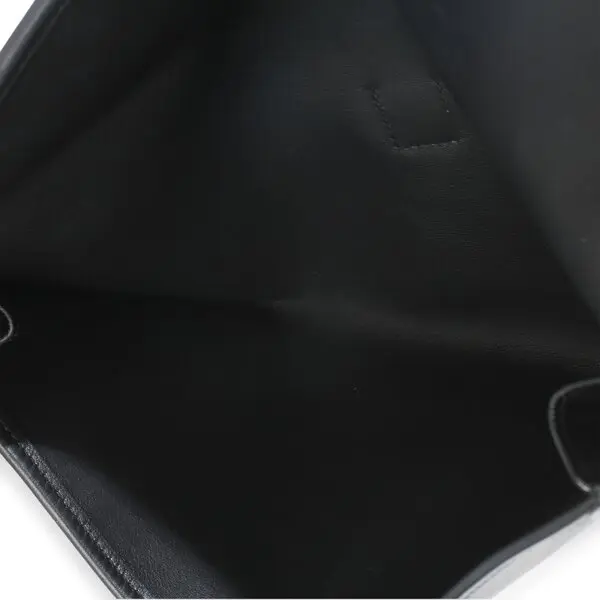 Hermès Evercolor Jige Elan 29 Clutch - Black