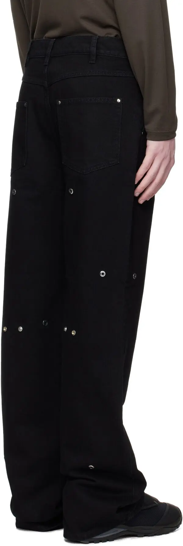 HELIOT EMIL Metal Eyelet Jeans