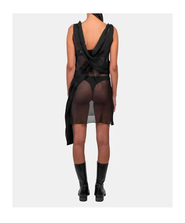 Gimaguas Boa Draped Mini Dress