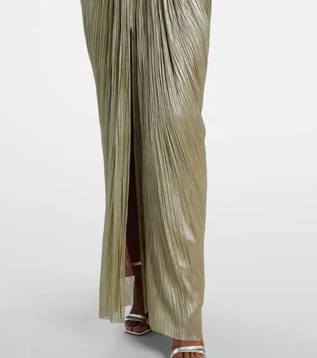 MARIA LUCIA HOHAN Jasleen Strapless Corset Gown - Gray