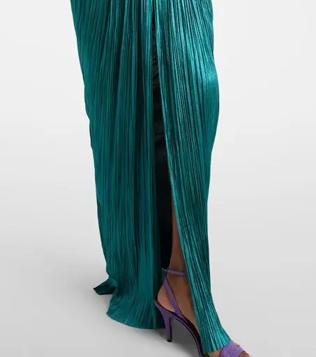 MARIA LUCIA HOHAN Caly Silk Mousseline Bustier Gown