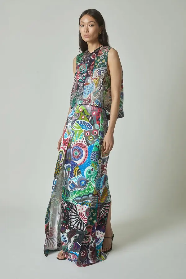 HEIRLOME Val Top In A. Vazquez Print