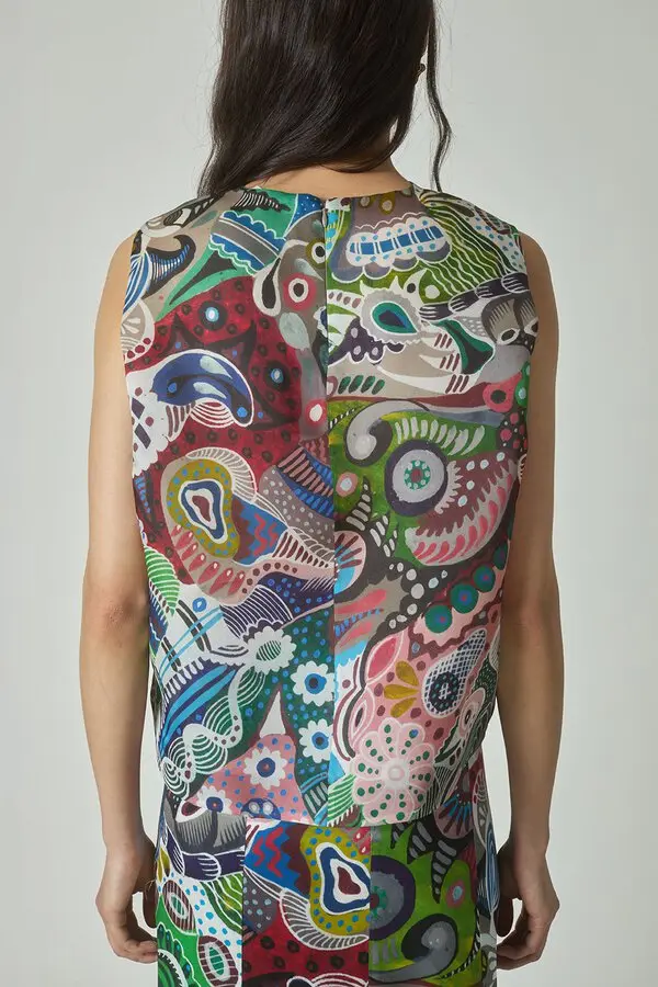 HEIRLOME Val Top In A. Vazquez Print