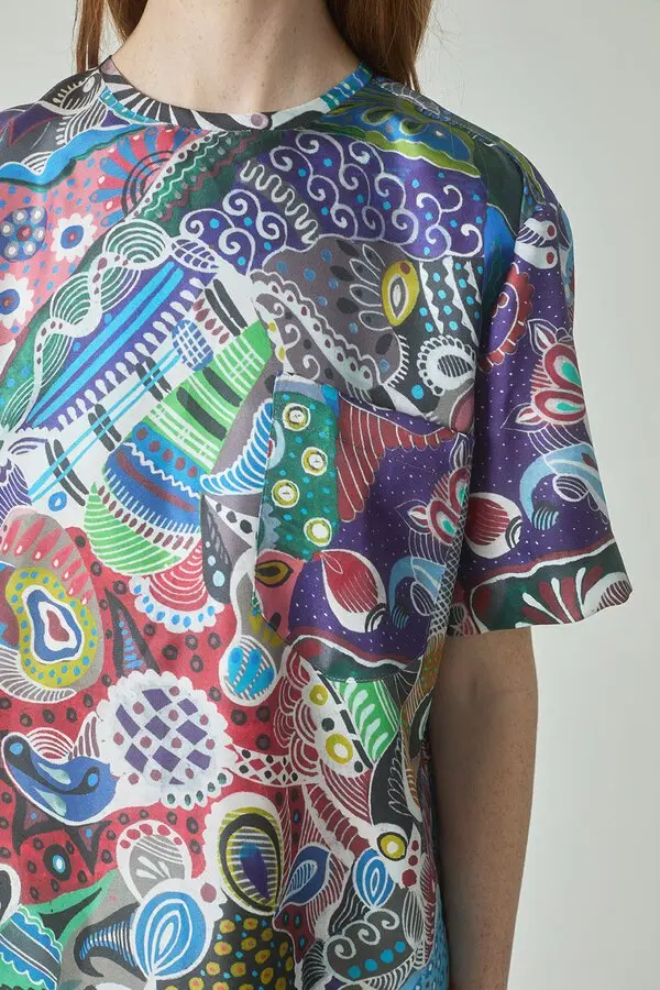 HEIRLOME Vazquez Silk Tee