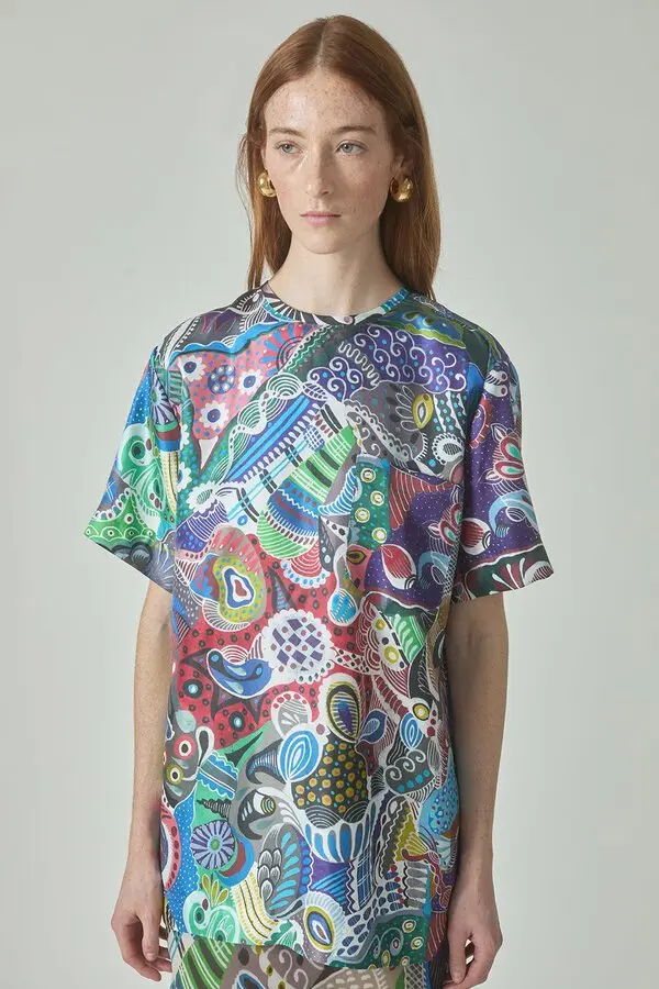 HEIRLOME Vazquez Silk Tee