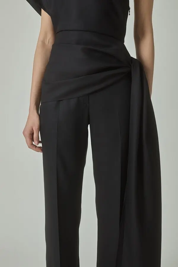 HEIRLOME Petula Trousers In Silk Twill