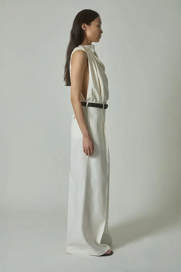 HEIRLOME Laurence Pleated Wide-leg Trousers