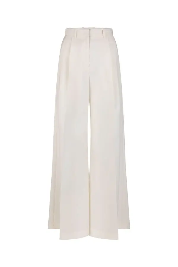 HEIRLOME Laurence Pleated Wide-leg Trousers