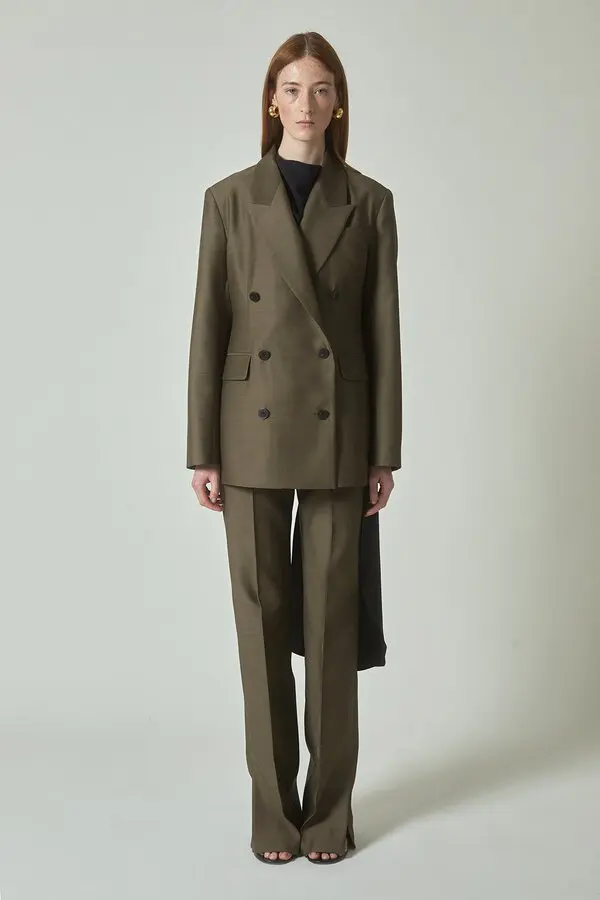 HEIRLOME Estelle Blazer In Silk Wool