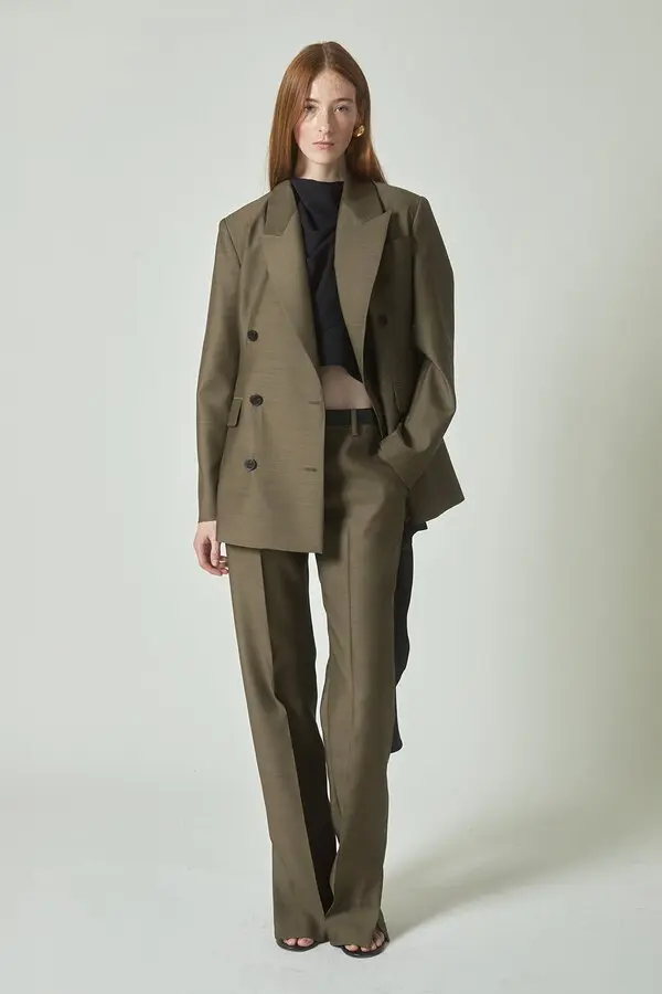 HEIRLOME Estelle Blazer In Silk Wool