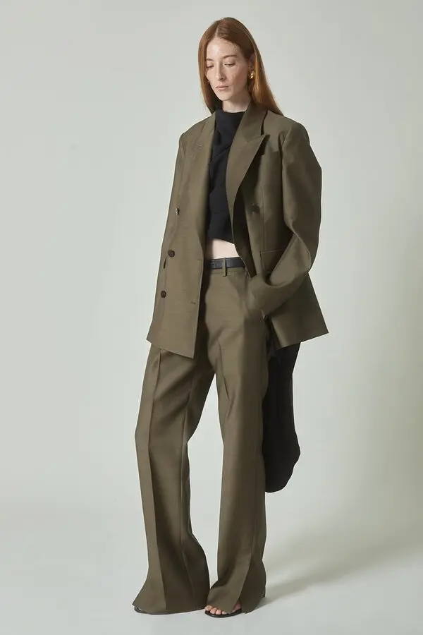 HEIRLOME Estelle Blazer In Silk Wool