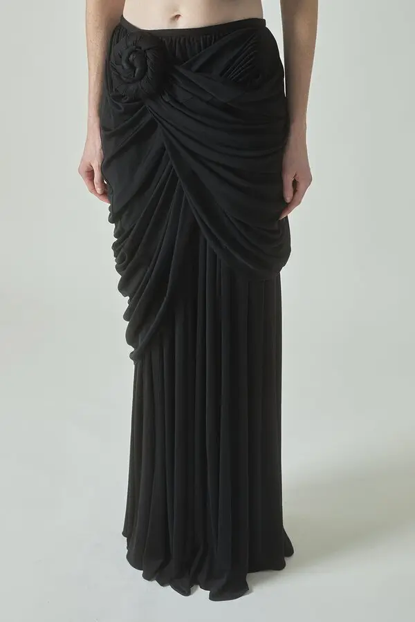 HEIRLOME Effie Maxi Skirt - Black