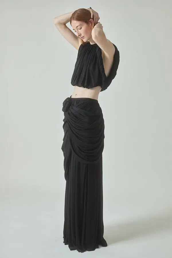 HEIRLOME Effie Maxi Skirt - Black