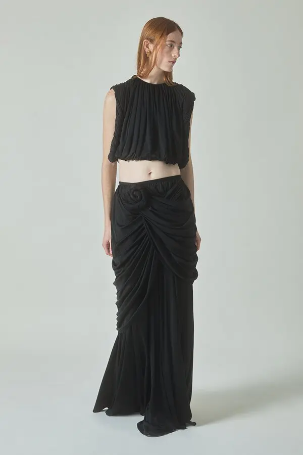 HEIRLOME Effie Maxi Skirt - Black