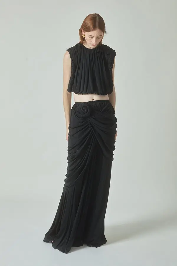 HEIRLOME Effie Maxi Skirt - Black