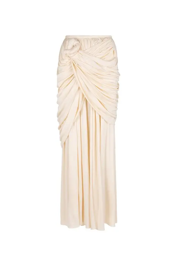HEIRLOME Effie Maxi Skirt - Bone