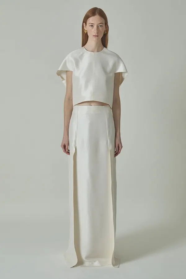 HEIRLOME Florence Maxi Skirt - Ivory