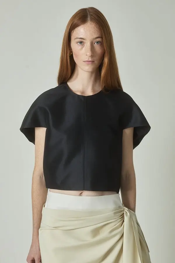 HEIRLOME Lulu Cropped Top - Black