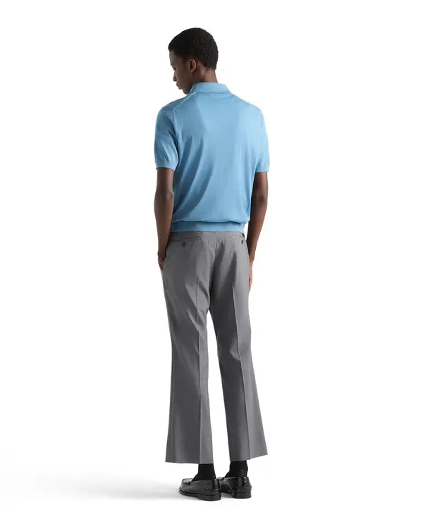 Prada Superfine Wool Polo Shirt