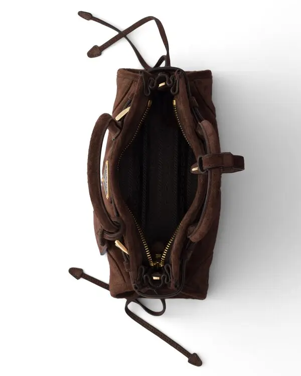 Prada Bonnie Suede Mini Handbag