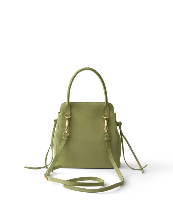 Prada Carry Mini Suede Handbag