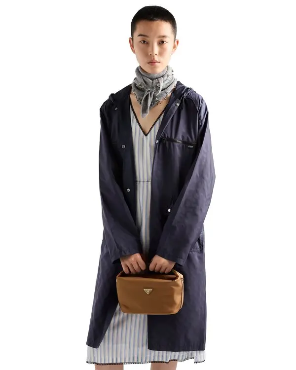 Prada Chérie Re-nylon Mini-bag - Brown