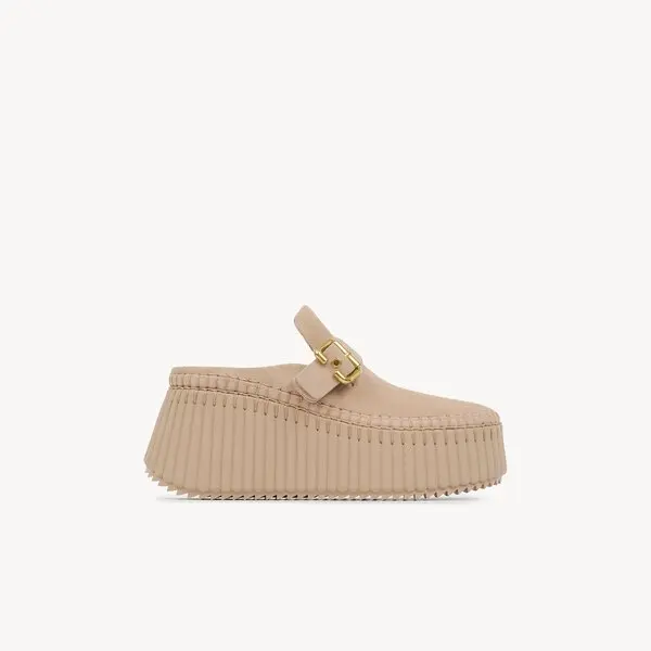 Chloé Nama Wedge Mule - Sand