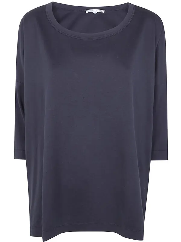 T C ZERO T-shirt Oversized "boat Neck