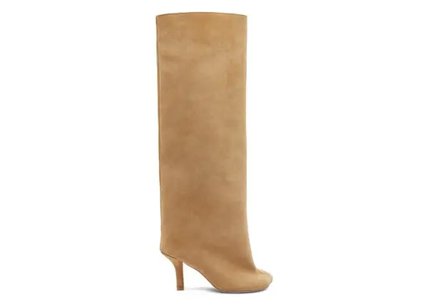 MAISON MARGIELA Anotomic Slipon Suede Boots - Camel