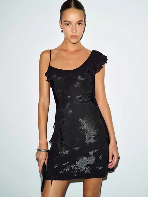 REFORMATION Arienne Dress - Black