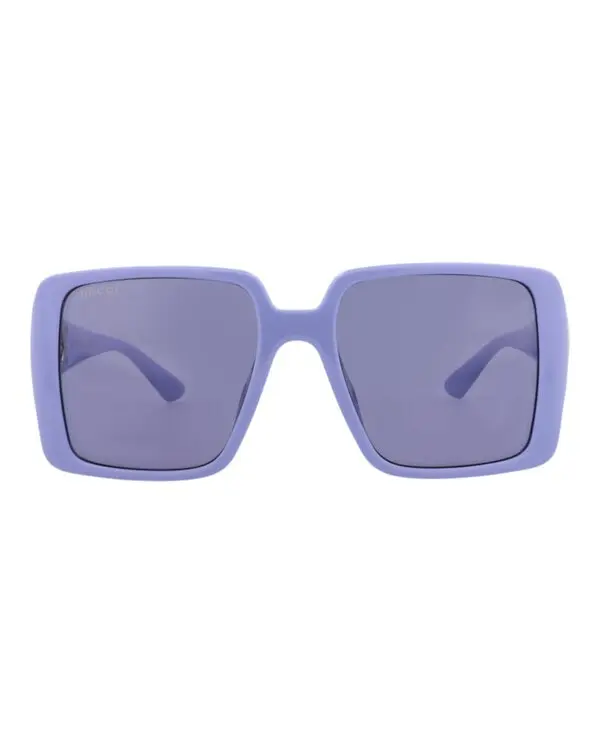 Gucci Squareframe Injection Sunglasses Violet Violet Violet - Multicolor