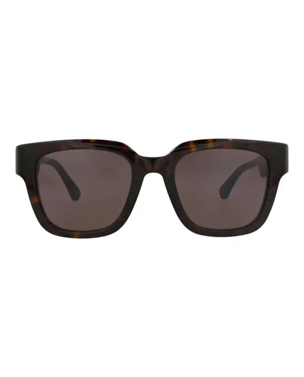 Gucci Squareframe Recycled Acetate Sunglasses Havana Blue Grey - Multicolor