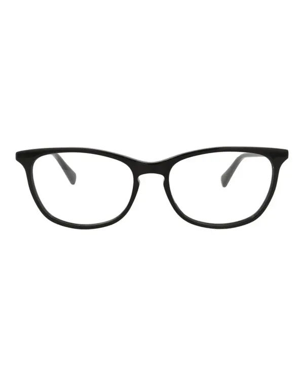 Gucci Roundframe Acetate Optical Frames Black Black Transparent - Multicolor