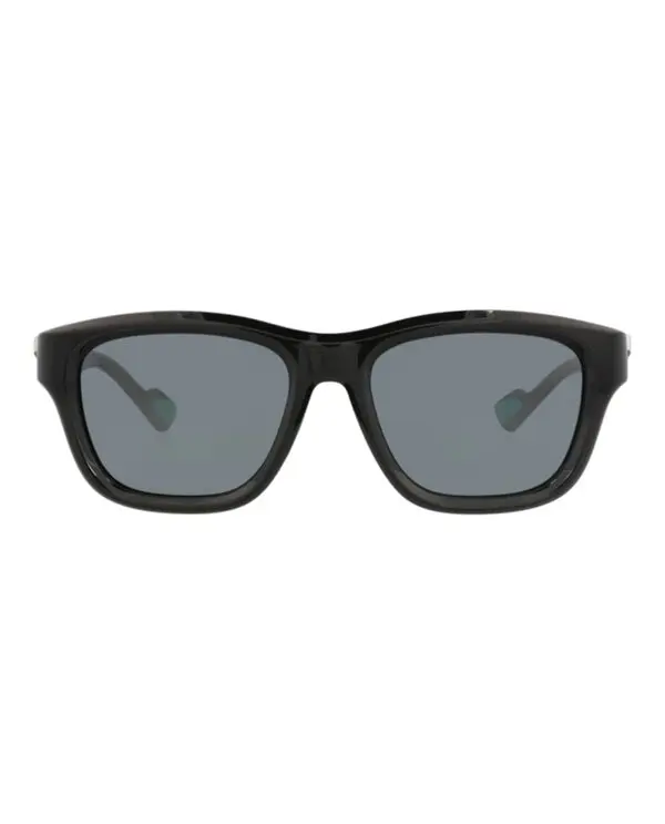 Gucci Squareframe Injection Sunglasses Black Black Grey - Multicolor