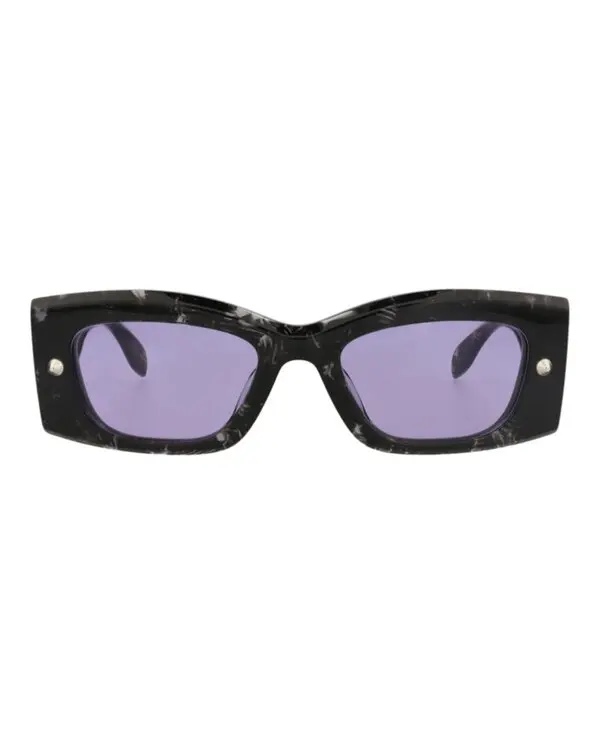 Alexander McQueen Square Frame Recycled Acetate Sunglasses - Multicolor
