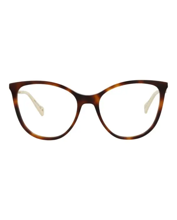 Gucci Cat Eyeframe Acetate Optical Frames Havana Gold Transparent - Multicolor
