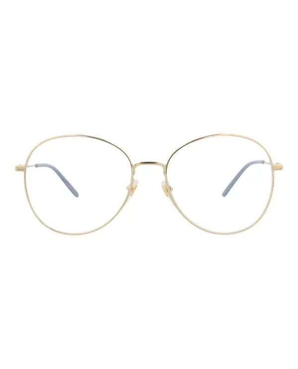 Gucci Roundframe Metal Optical Frames Gold Gold Transparent - Multicolor