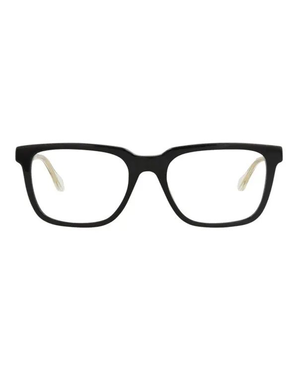 Gucci Squareframe Acetate Optical Frames Black Crystal Transparent - Multicolor