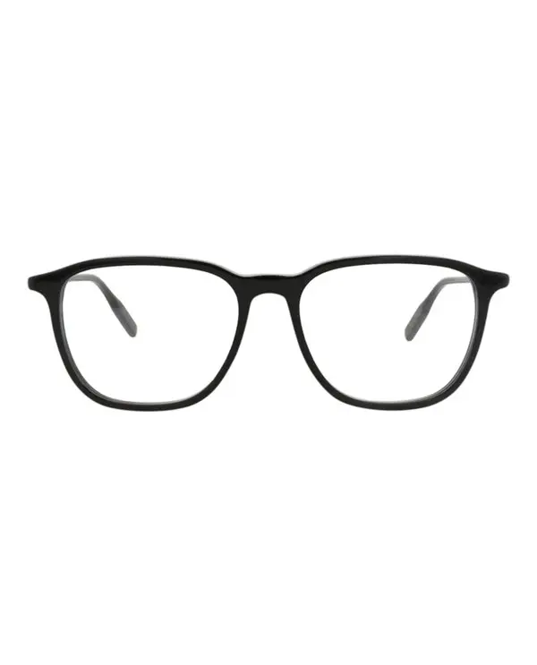 Montblanc Black Black Transparent Squareframe Acetate Optical Frames - Multicolor