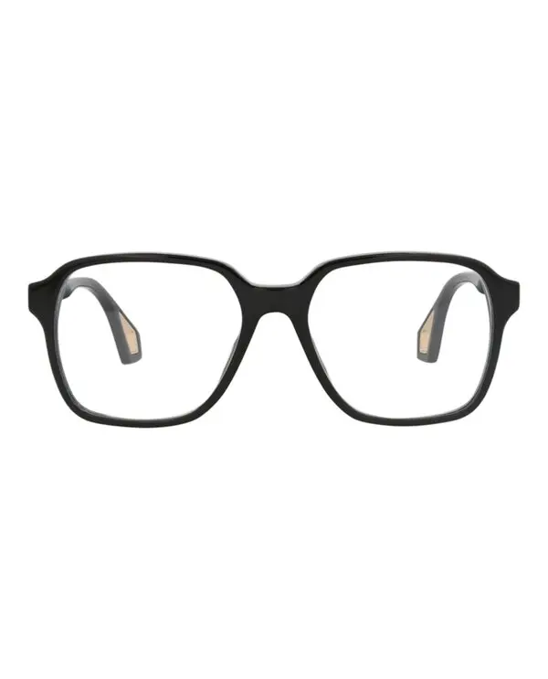 Gucci Squareframe Acetate Optical Frames Black Black Transparent