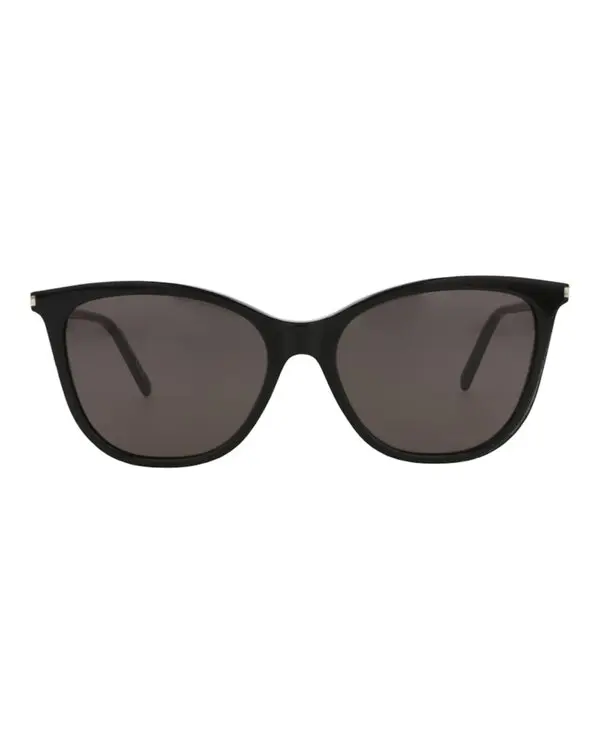 Saint Laurent Cat Eyeframe Acetate Sunglasses Black Black Black