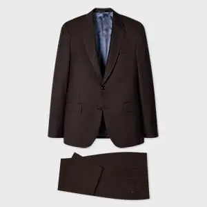 Paul Smith The Soho Tailored-fit Sharkskin Wool Suit