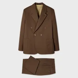 Paul Smith Cotton-twill Double-breasted Suit