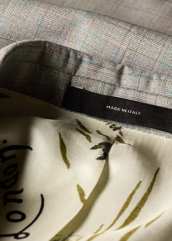 Paul Smith Space-dye Check Wool Double-breasted Suit