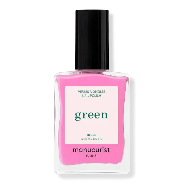 MANUCURIST Green Nail Polish, Quick Dry, Non-toxic Nail Polish With Gel-like Finish - Bloom