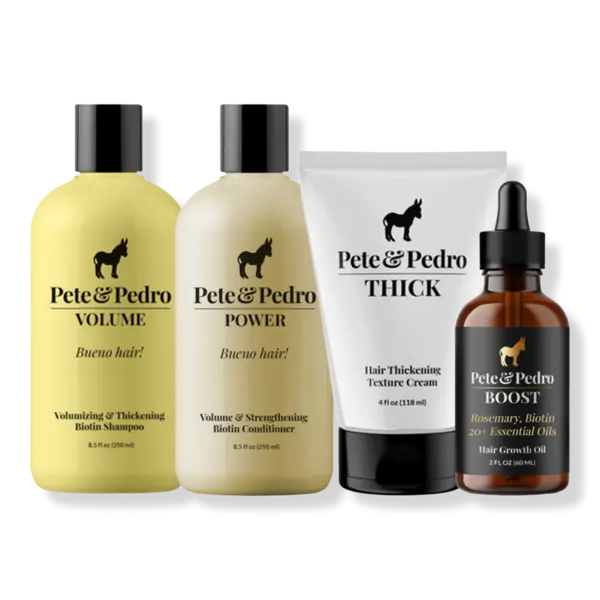 PETE & PEDRO The Hair Thickening, Regrowth, & Scalp Health Kit - One-color