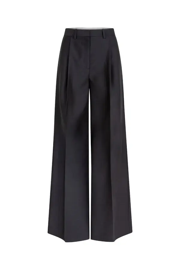 HEIRLOME Laurence Wide-leg Pleat Tailored Trousers