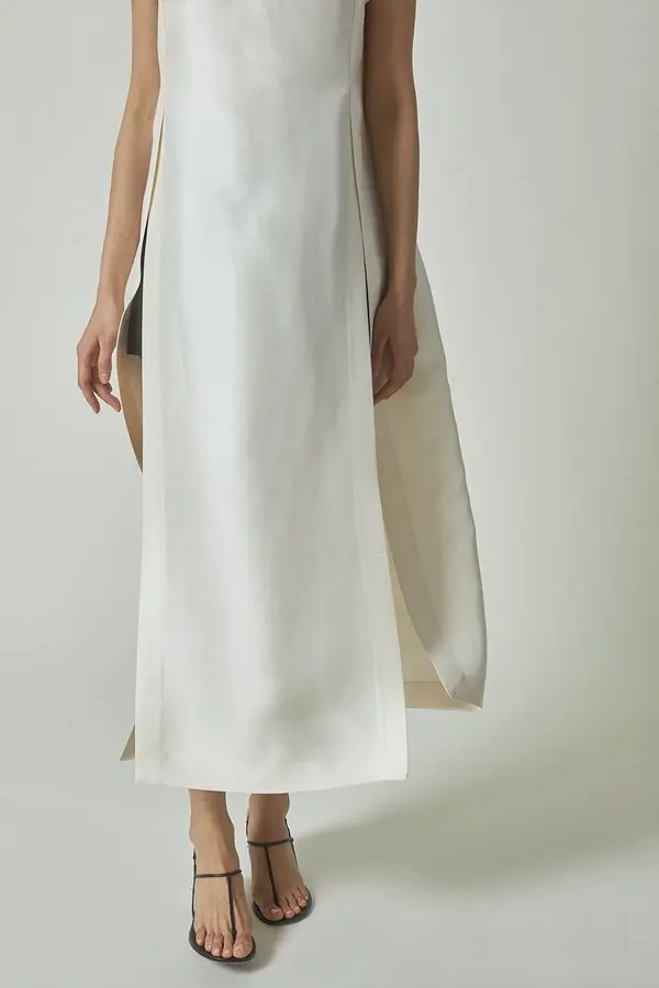 HEIRLOME Saskia Textured Silk And Wool Shorts