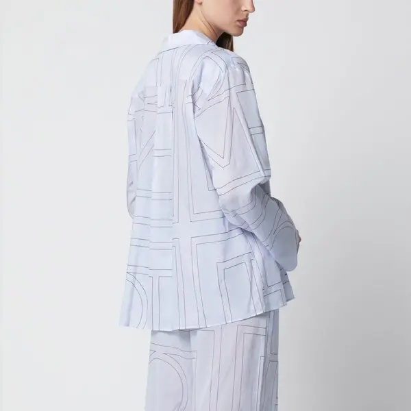 TOTEME Monogram Pajama Shirt