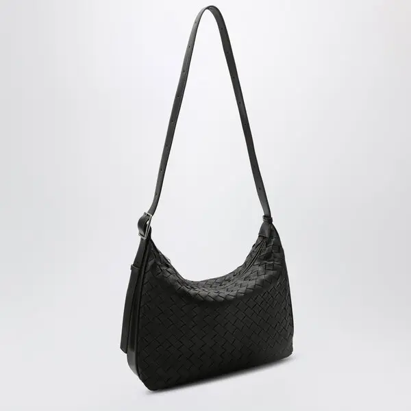 Bottega Veneta Small Traveler Hobo Bag In Deer Leather - Brown